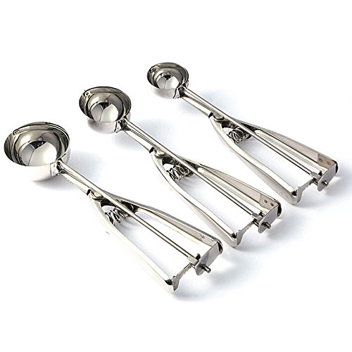 1Pc Stainless Steel 4/5/6Cm Ice Cream Scoop Stacks Cookie Mash Muffin ...