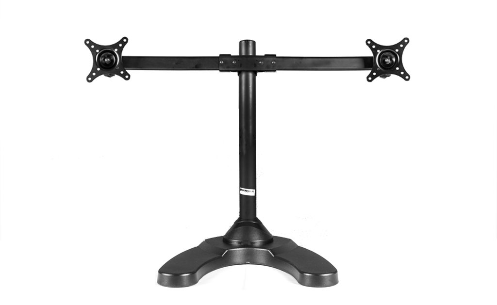 Buy Mon Curved Dual LCD Freestanding Monitor Stand Up to 27-Inch ...