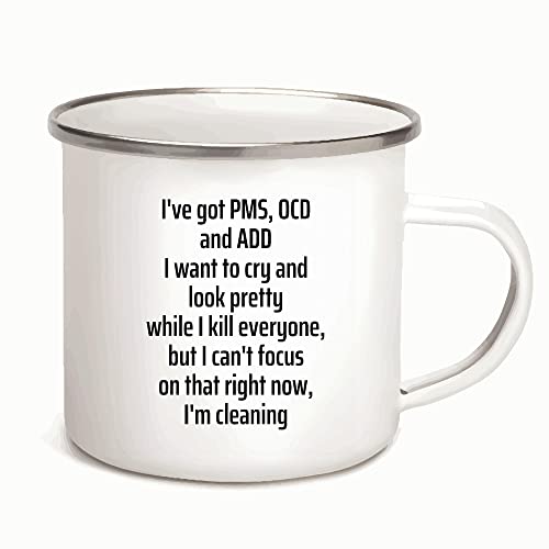 Amazon.com: Funny Anti Social for PMS OCD ADD People Who Want to Cry ...