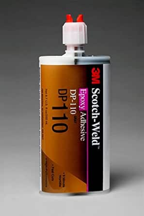 3M Scotch-Weld 87274 Epoxy Adhesive DP110, 200 mL, Gray, 6.76 fl. oz ...