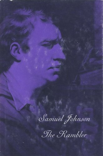 The Rambler: The Yale Edition of the Works of Samuel Johnson. Volume IV ...