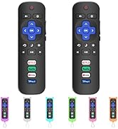 Amazon.com: Remote for Roku TV, 2-Pack Classic Roku Remotes Compatible ...