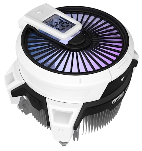 ALSEYE W90 CPU Cooler, Temperature Display CPU Cooler for Small PC ...