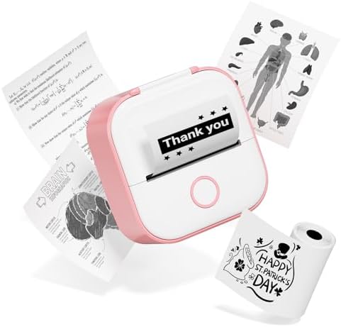 Mini Imprimante - Imprimante à Autocollants T02 Mini Imprimante ...