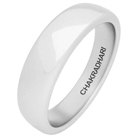 Buy CHAKRADHARI 99% Pure Silver Ring Challa for Men and Women as per ...