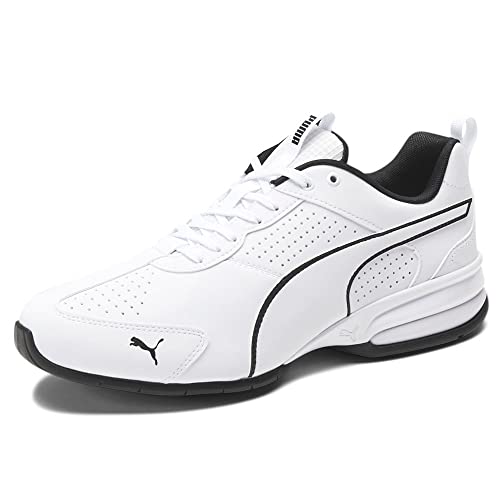 PUMA Mens Tazon Advance Leather Running Sneakers Shoes - White - Size ...