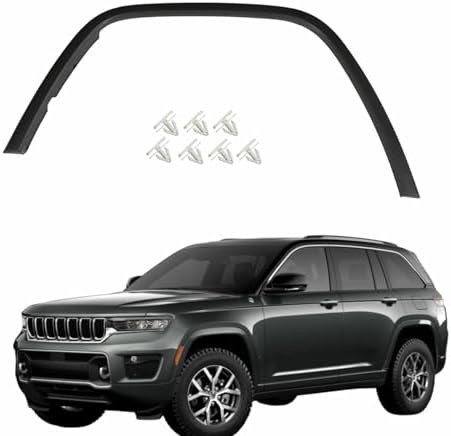 Amazon.com: Silscvtt Black Plastic Front Passenger Side Fender-Flare ...