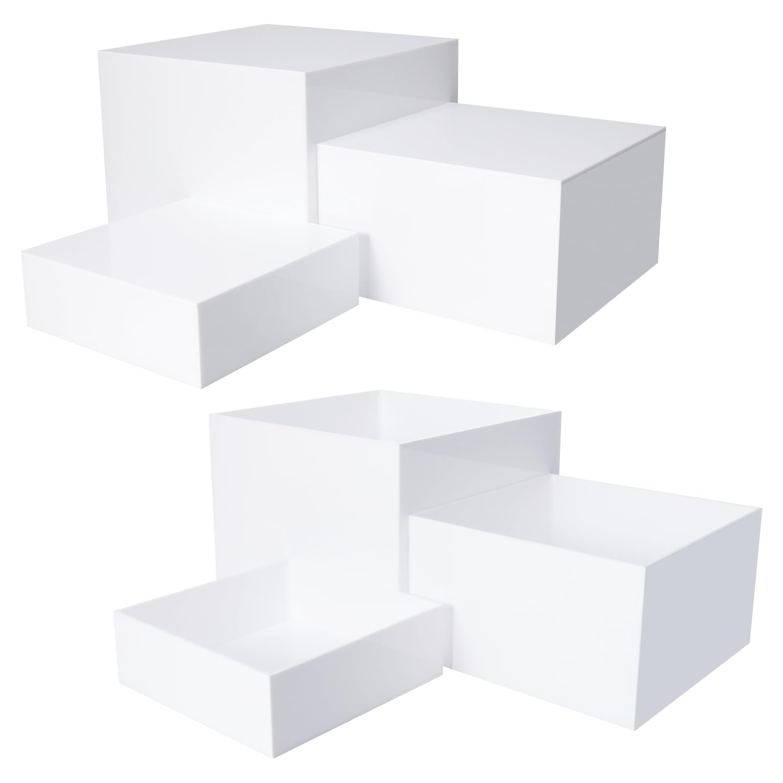 Amazon.com: GGSTDDUP 6 Pcs Acrylic Risers Display Stands, Food Risers ...