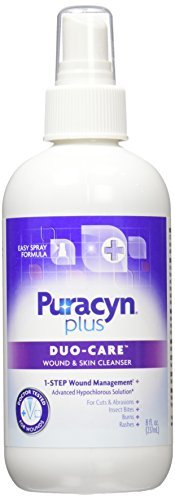 Amazon.com : Puracyn Plus Wound and Skin Care Spray, 8 Fluid Ounce by ...