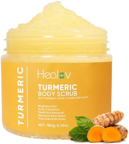 Amazon.com : Turmeric Body Scrub Turmeric Oil, Natural Organic ...