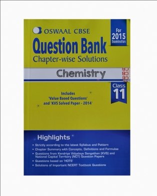 Oswal CBSE Question Bank Chapter-wise Solutions Chemistry-Class-XI ...