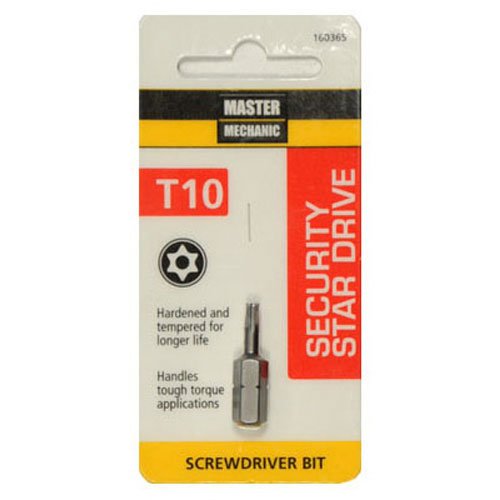 Master Mechanic 160365 1 -Inch, TX10, Torx Security Bit : Amazon.in ...