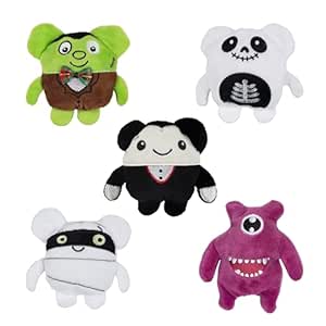 Buy NEON Monster Mice: 5pc Catnip Cat Toy Set (Cyclops-Mouse, Dracu ...