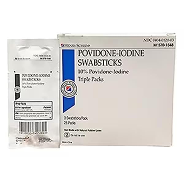 Buy Prep Povidone-Iodine Swabsticks 3's, Individually Packed, Sterile ...