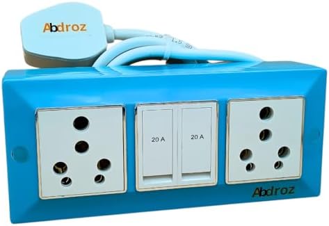 Buy Extension Board 16 amp Heavy Duty with Individual MCB Switch 2 ...