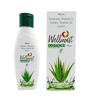 Wellmoist Plus Moisturising Lotion with Aloe Vera, Vitamin E, Honey ...