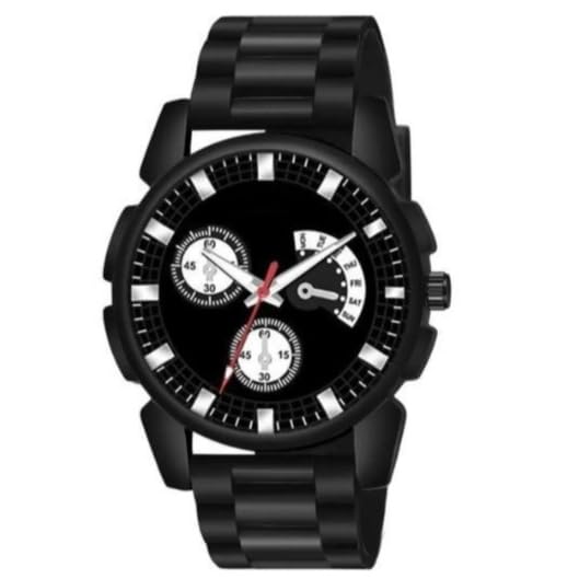 Buy vtrack A61 Newl All Black Bump Belt AVO & AVGR Watch for Men (B) at ...