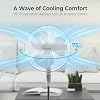 Amazon.com: Comfort Zone 18-Inch Oscillating Pedestal Fan with Remote ...