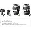 Amazon.com : Vego Garden Hose Fitting Quick Connector Set with Water ...