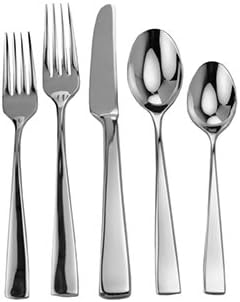 Amazon.com: Splendide Emerald 45-Piece Flatware Set : Home & Kitchen