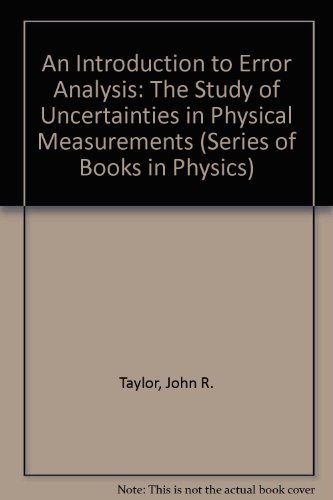 Amazon.com: An Introduction to Error Analysis: The Study of ...