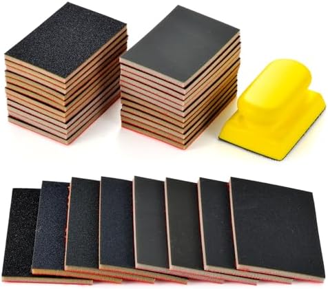 Amazon.com: SACKORANGE 20 PCS 3 x 4 Inch 400-3000 Grit Sanding Sponge ...