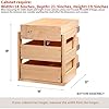 Amazon.com: Mulush Pull Out Drawers For Cabinets, 14''W×21''D×19''H ...