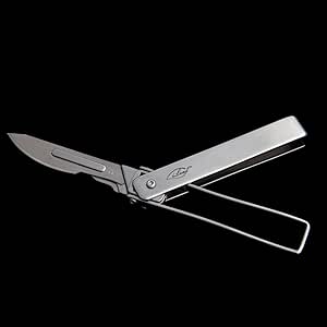 ILEAF Stainless Steel Pocket Folding Utility Knife with 10 Replaceable ...