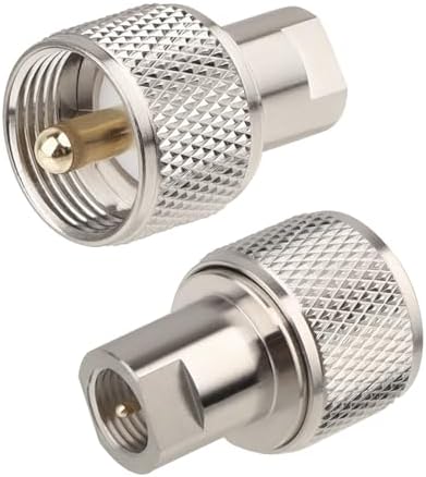 Amazon.com: MOOKEERF 2 PCS FME Male to UHF PL-259 Male Adapter Connector Low Loss FME to PL259 ...