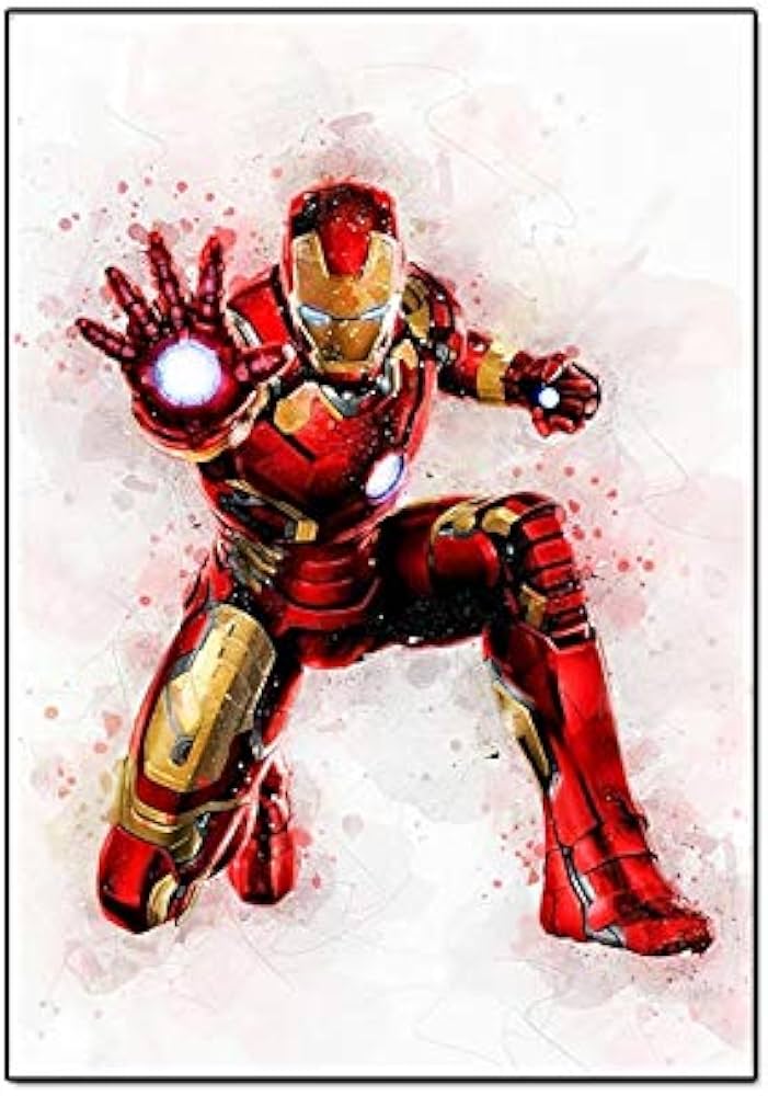 Abstract Superhero Art