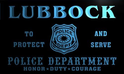 Amazon.com : tk2134-b Lubbock Police DEPT Department Badge Policemen ...