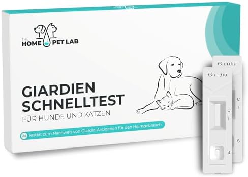 The Home Pet Lab 2 x Giardien Schnelltest Hund & Katze - Giardien-Test ...
