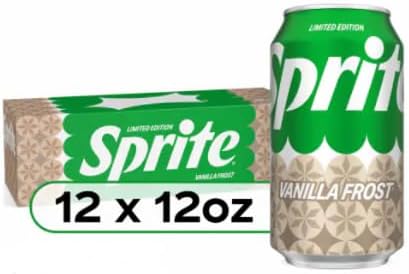 Amazon.com : Limited Edition Vanilla Frost Sprite Soda, 12 Pack of 12 ...