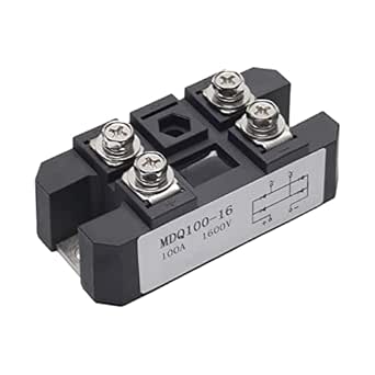 DUNSIHUI MDQ100-16 MDQ100A Single Phase Bridge Rectifier Module, 100A ...