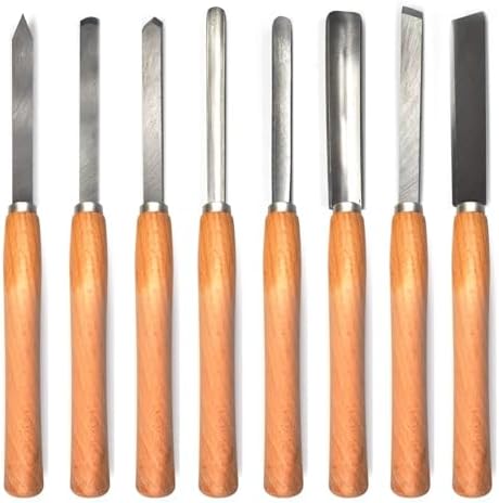 Professional Wood Turning Chisel Lathe Chisel Set with 2 Skew 1 Spear ...
