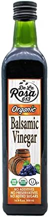 Amazon.com : De La Rosa Organic Balsamic Vinegar, Kosher for Passover ...
