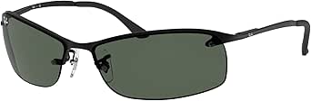 Ray-Ban RB3183 Sunglasses Bundle: RB 3183 RB3183 006/71 Matte Black ...