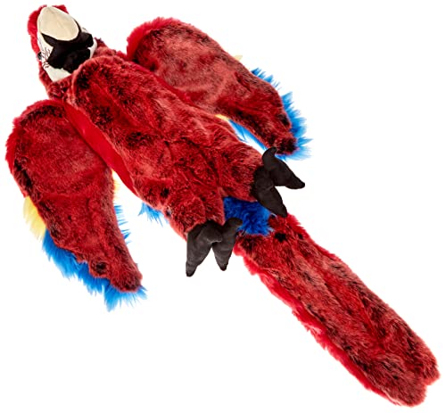 Buy Folkmanis Scarlet Macaw Hand Puppet, Red, Blue, Yellow, Black, 1 EA ...
