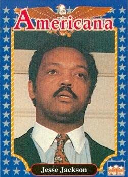 Jesse Jackson trading card (Civil Rights Leader) 1992 Starline ...