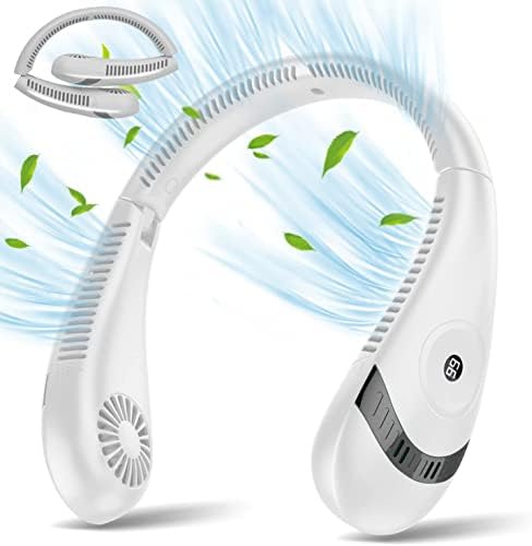 CUIFULI Portable Neck Fan Rechargeable, 5000mAh Battery Face Fan ...