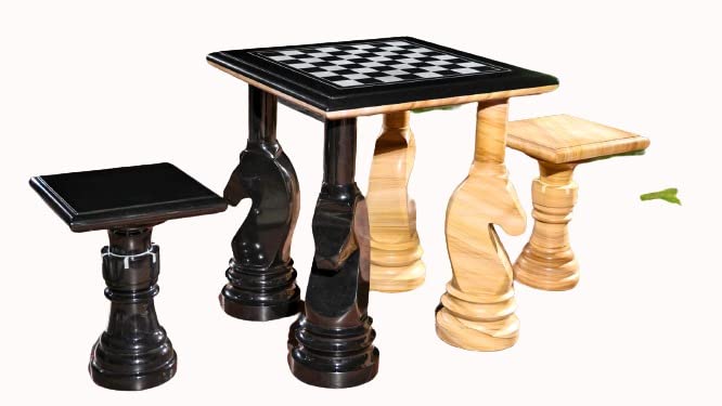 Chess Bench Table Set in Granite - Siva Granite Products - BS-13 ...