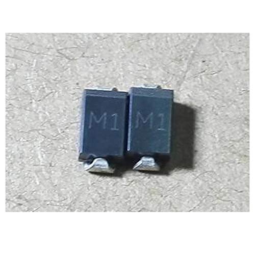 100PCS IN4001 DIODE SMA M1 1N4001 SMD 1A 50V Rectifier Diode: Amazon ...