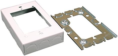 Single Gang Extension Box Color: White, Conduit Fittings - Amazon Canada