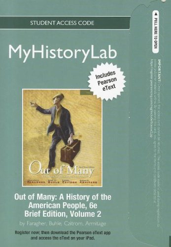 Amazon.com: Out of Many: New Myhistorylab with Pearson Etext Student ...