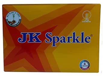 JK Sparkle Copier Paper - A4, 75 GSM, 500 Count : Amazon.in: Office ...