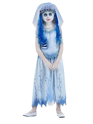 Emily Corpse Bride Costume 7-9 Years – BigaMart