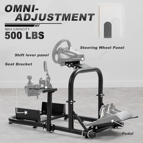 Snapklik.com : Hottoby Racing Simulator Cockpit 50mm Round Tube Driving ...