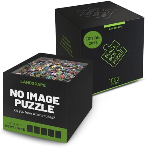 Amazon.com: Misu Games Black Box Puzzle Without Template, Jigsaw ...