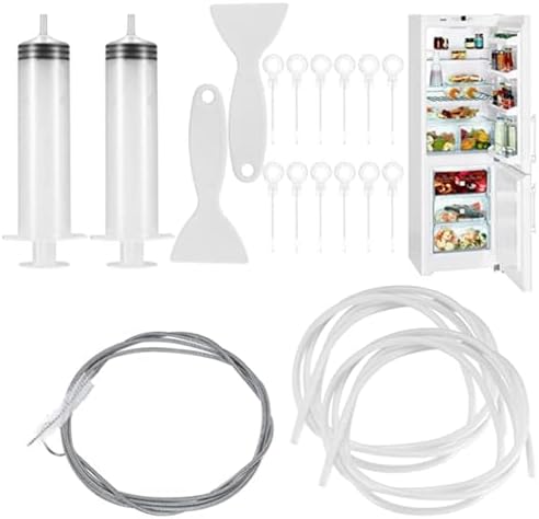 Fychuo Fridge Drain Hole Cleaning Tool, 19Pcs Fridge Cleaner, Fridge ...