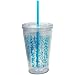 Cool Gear 600 ml Printed Chiller Cup with Straw, Blue : Amazon.co.uk ...